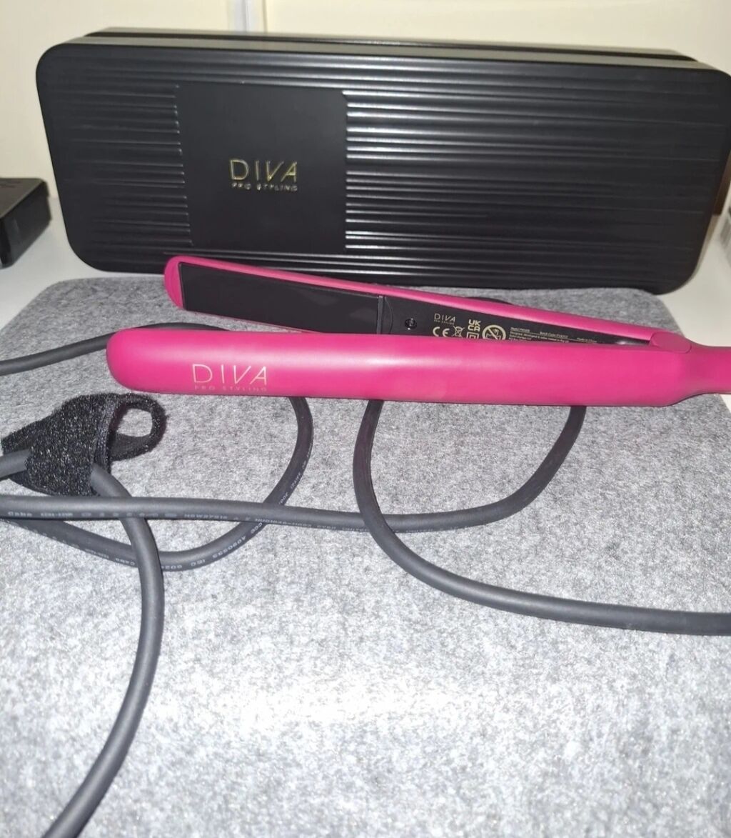 DIVA Pro Styling presa za kosu – roza - Profesionalna pegla za kosu
