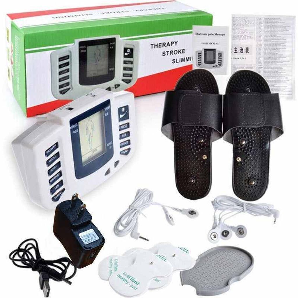 Elektronski masažer – TENS/EMS set za telo i stopala Opis: -
