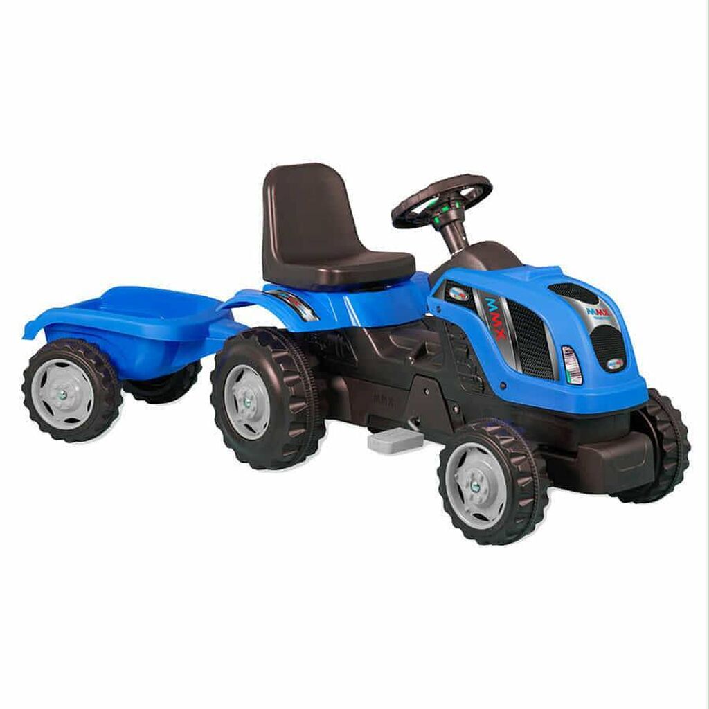 Traktor sa prikolicom na akumulator MMX realističnog dizajna i