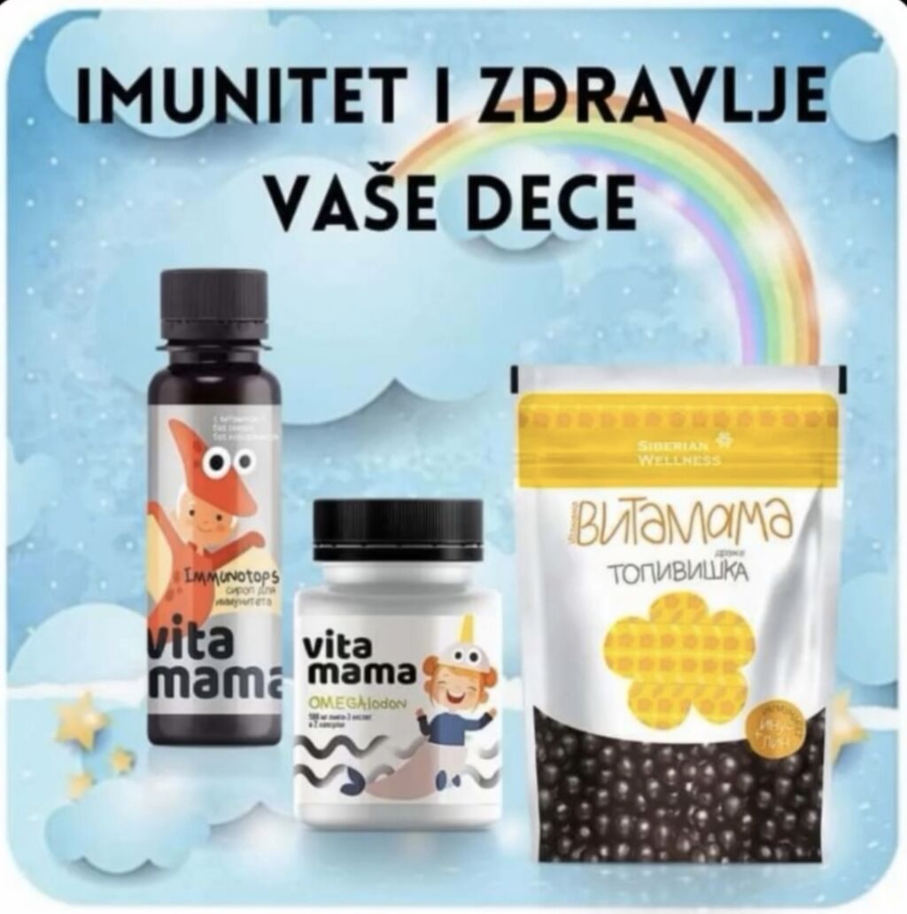 Vita Mama – set dodataka za decu za podršku imunitetu i zdravlju -