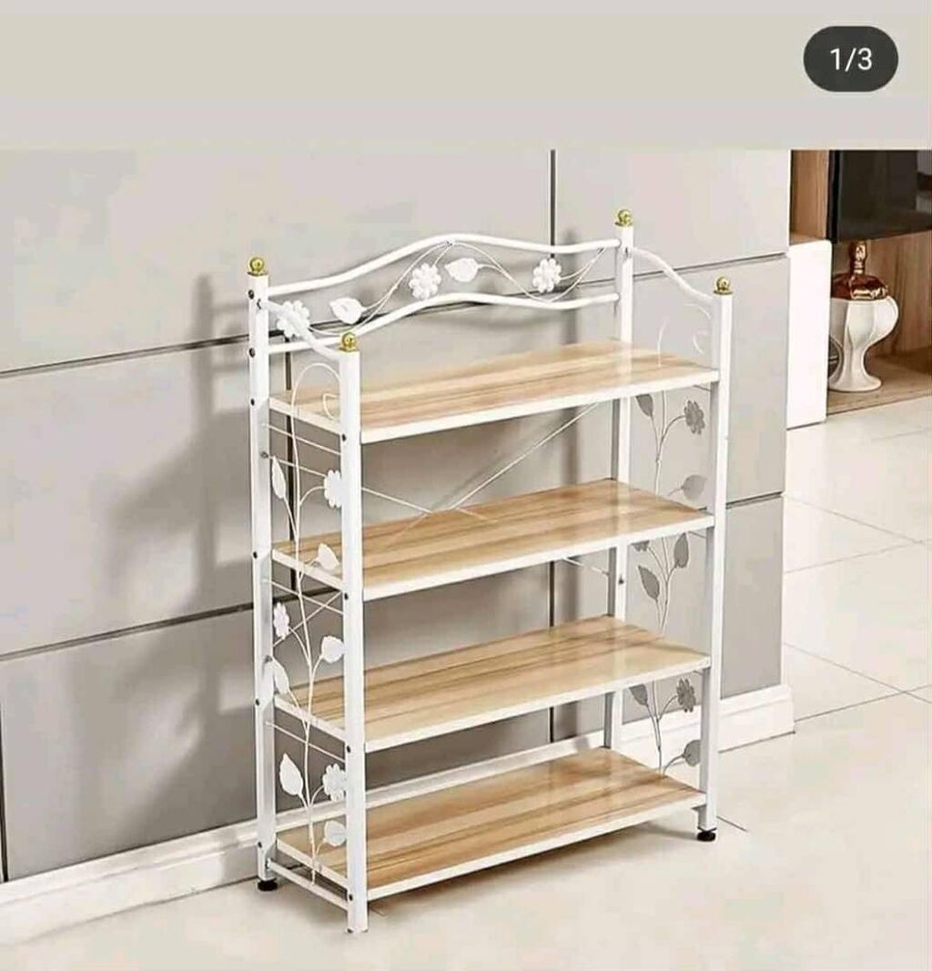 Dekorativna polica sa 4 nivoa - Dimenzije: 88 cm (visina) x 50 cm