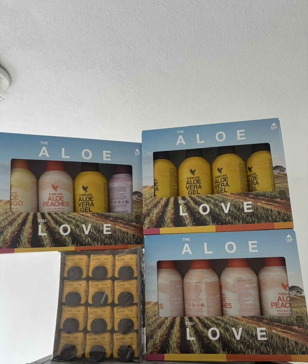 Set pakovanja “The Aloe – Forever” napitaka i gelova od aloje