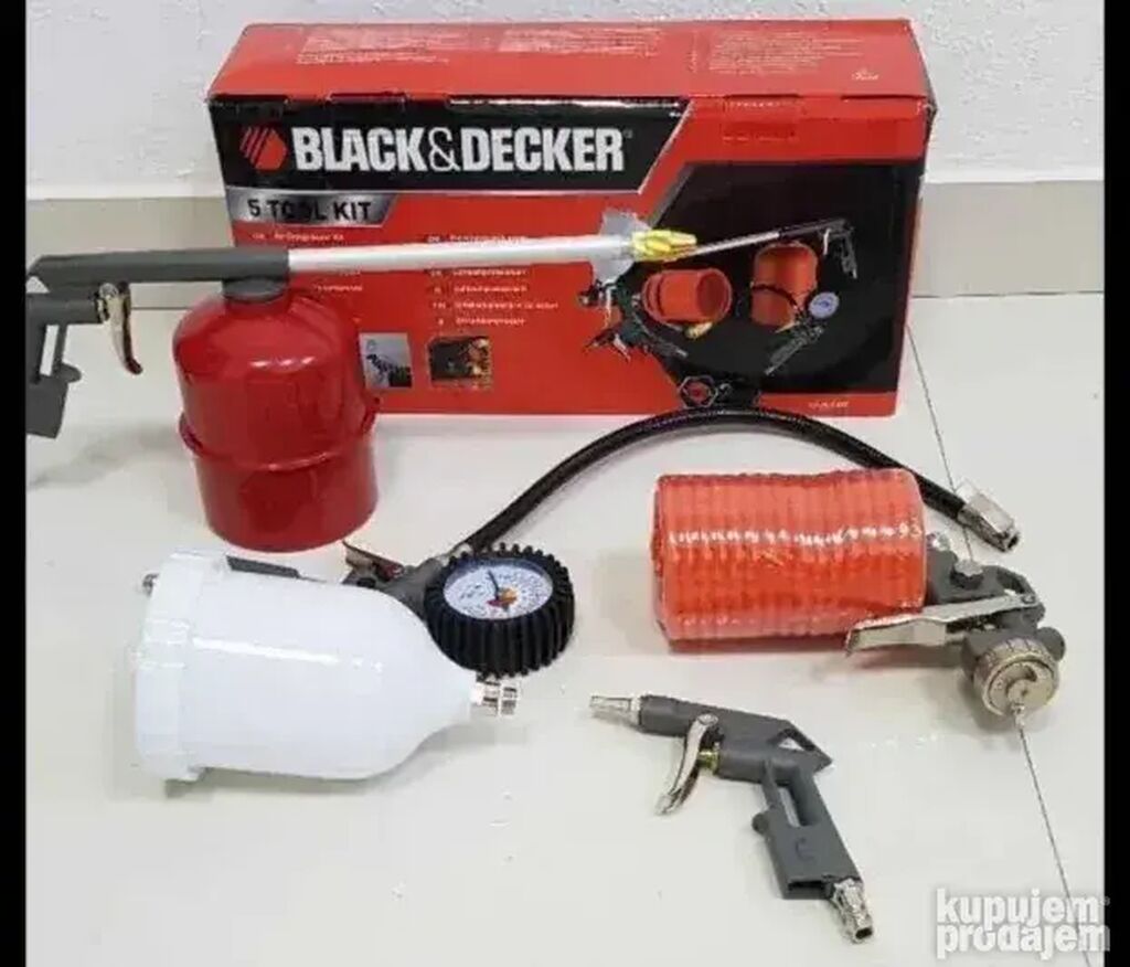 BLACK&DECKER Petodelni Set za Kompresor - Kvalitet i