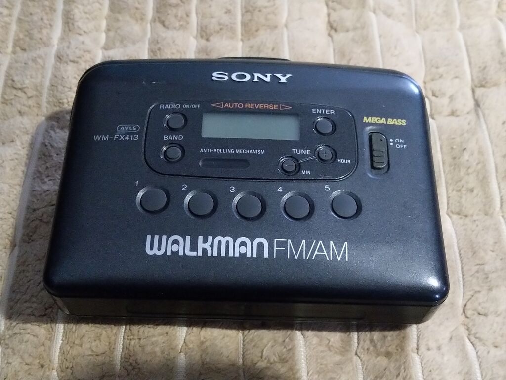 Sony Walkman WM-FX413 – kasetofon sa FM/AM radiom - Originalni Sony