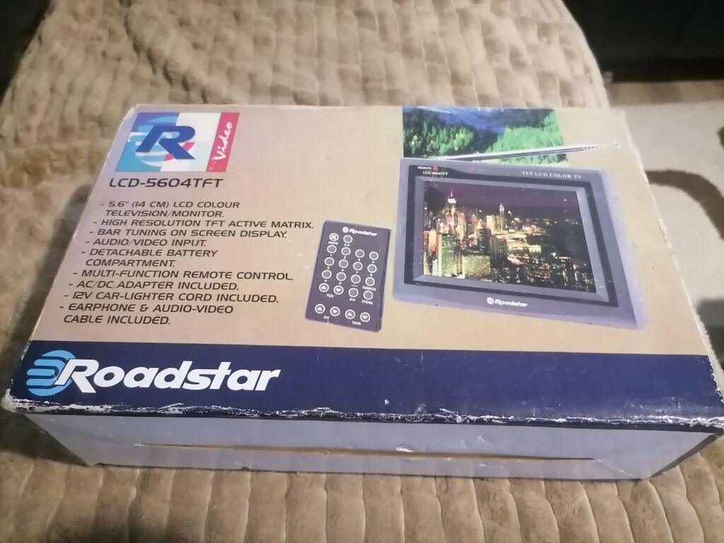 Roadstar LCD-5604TFT – prenosivi TFT LCD kolor TV/monitor od (14 cm)