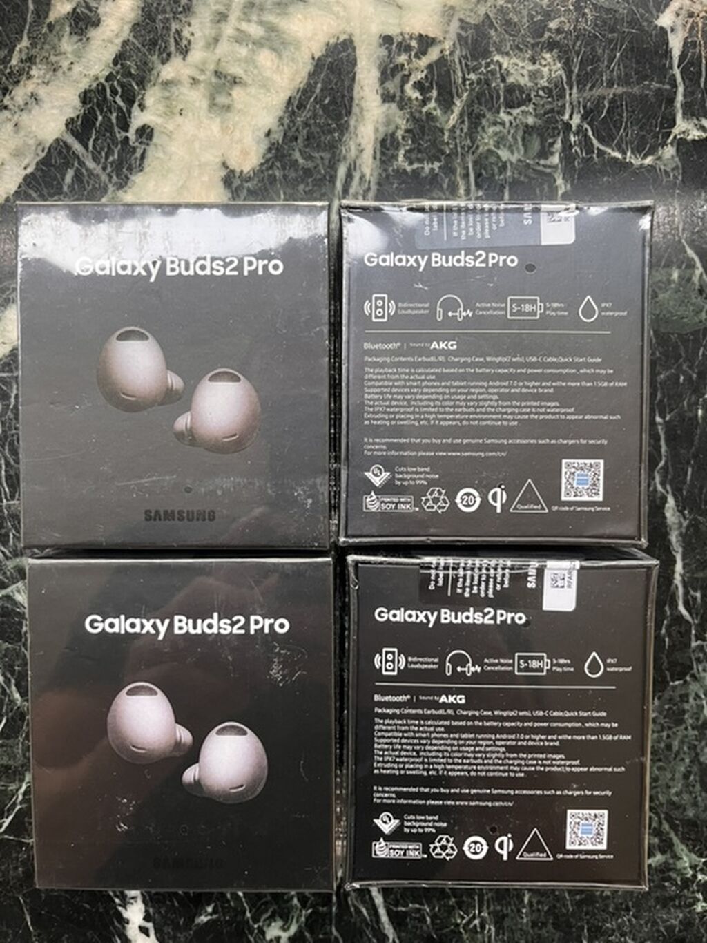 Samsung Galaxy Buds2 Pro - Model: SM-R510 - Boja: crna i ljubicasta