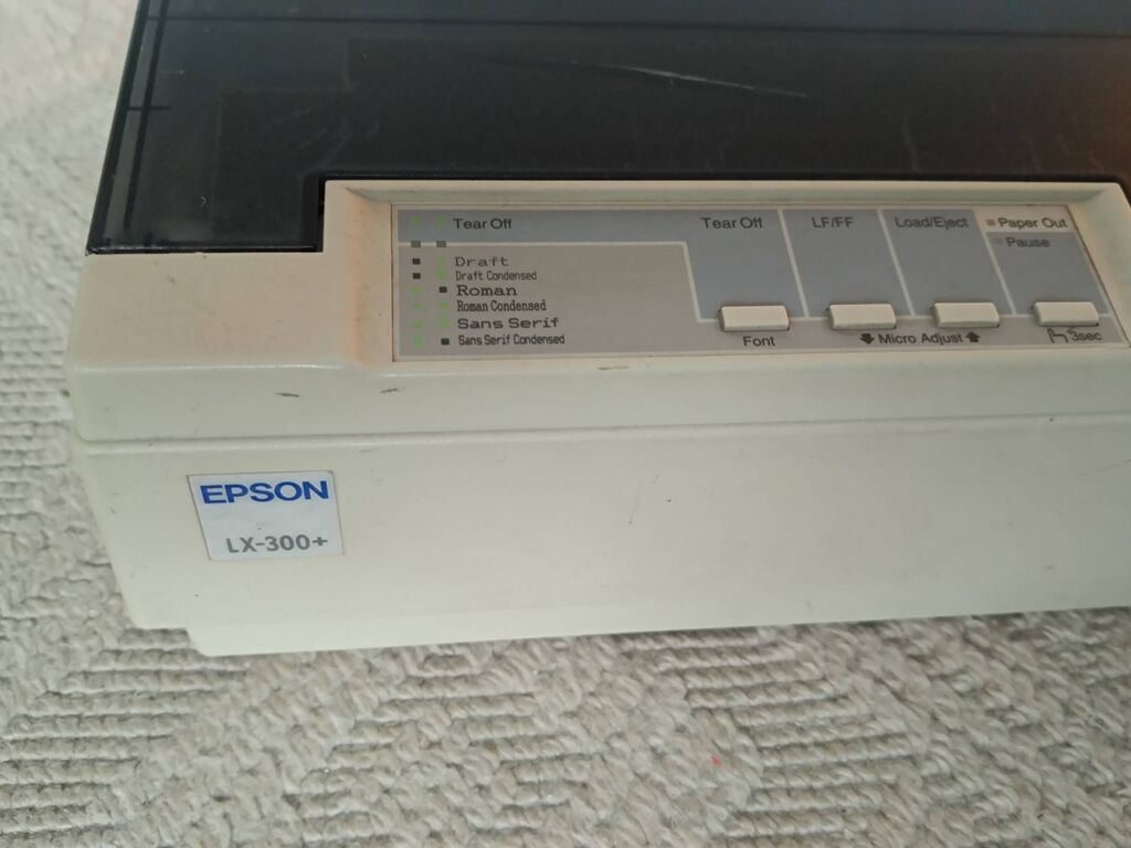 Prodajem matricni 9pinski stampac EPSON LX-300+, uredno sevisiran, u