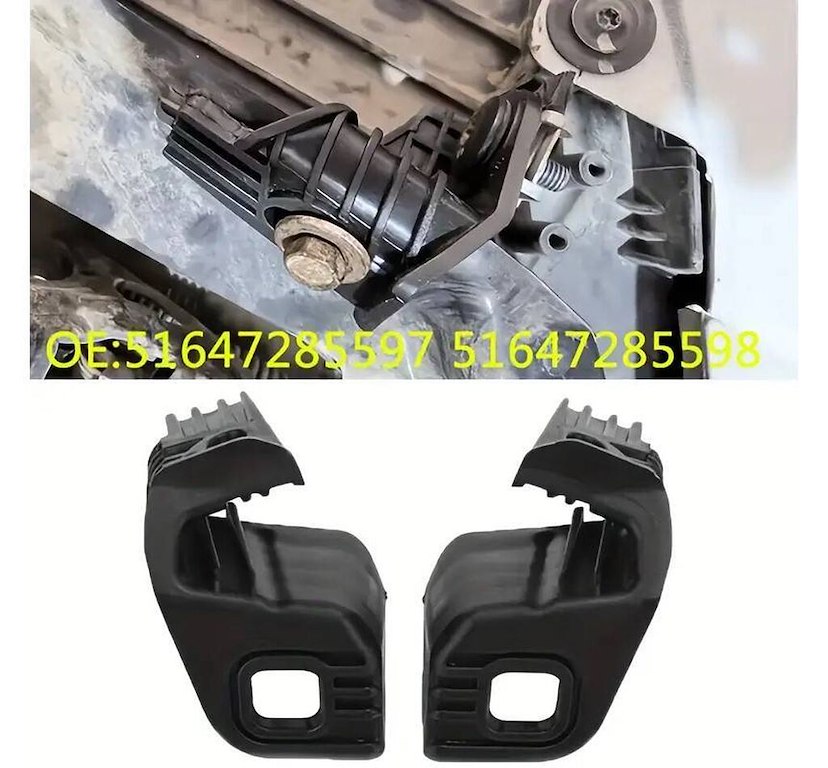 Nosac fara plasticni kopca BMW serija 3 F30 F31 12-18 NOVO! Set