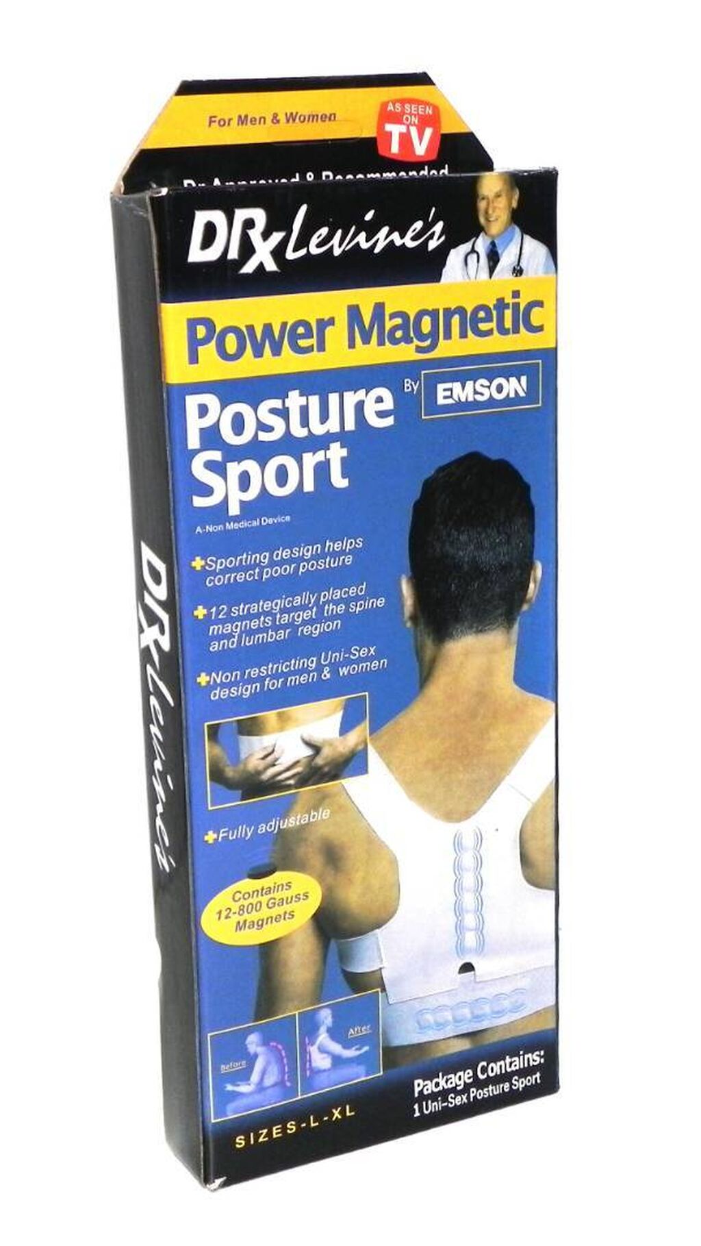 DR Levine’s Power Magnetic Posture Sport/Support by Emson -