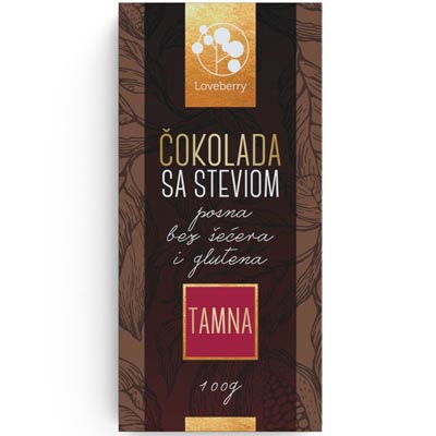 Tamna cokolada loveberry 100g