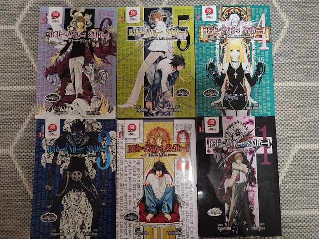 DEATH NOTE - BELEŽNICA SMRTI BR. 1-6 Darkwood manga