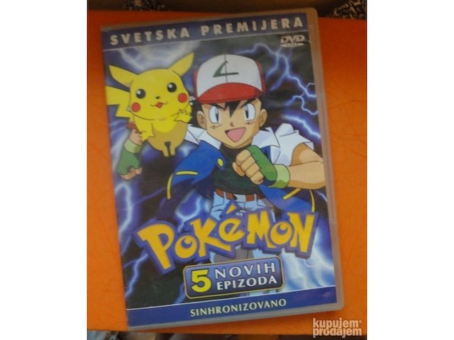 Pokemon DVD 5 epizoda DVD Nov