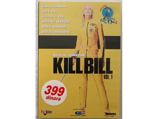 KILL  BILL  Vol. 1  ( Rez: Quentin Tarantino )