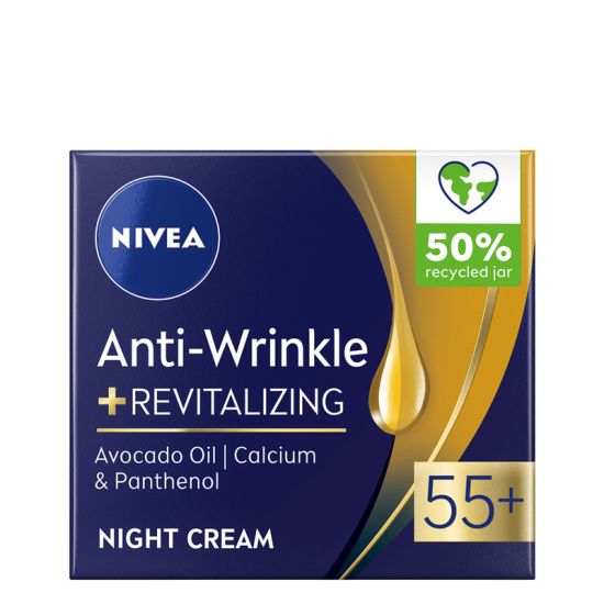 Nivea noćna krema protiv bora za revitalizaciju kože 55+ 50ml