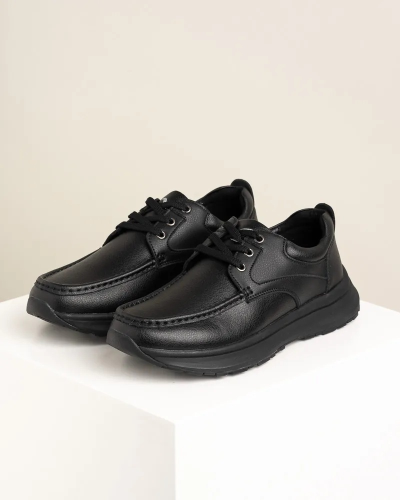 Kožne muške brodarice 51240C (41-46) crne