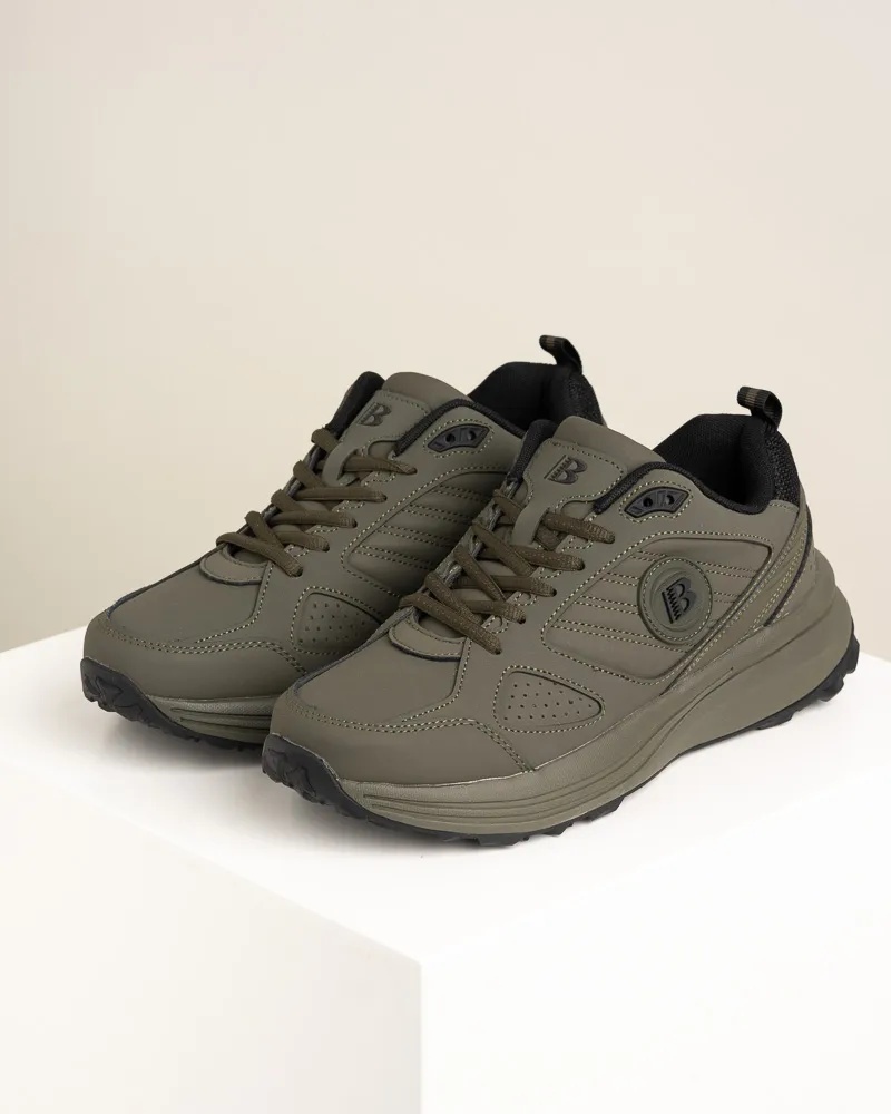 Kožne muške patike 38721B (41-46) crne