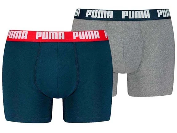 Puma Muški donji veš Everyday Basic Boxer 2P 701226387-006
