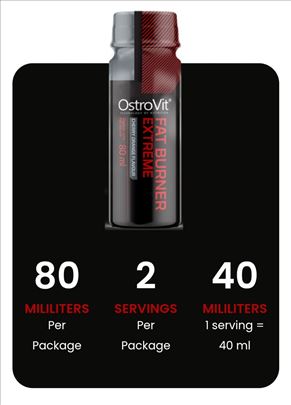 OstroVit Fat Burner Extreme Shot 80 ml