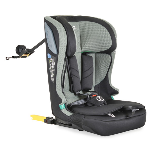 Cangaroo Autosedište za decu 76-150cm iDrive Isofix Twill Green CAN2728