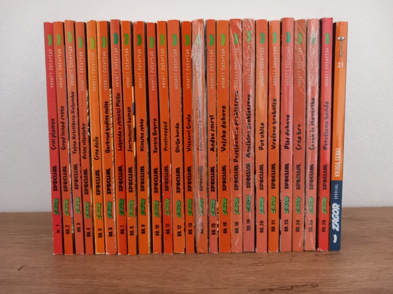 ZAGOR SPECIJAL LOT 25 KOM. VESELI CETVRTAK