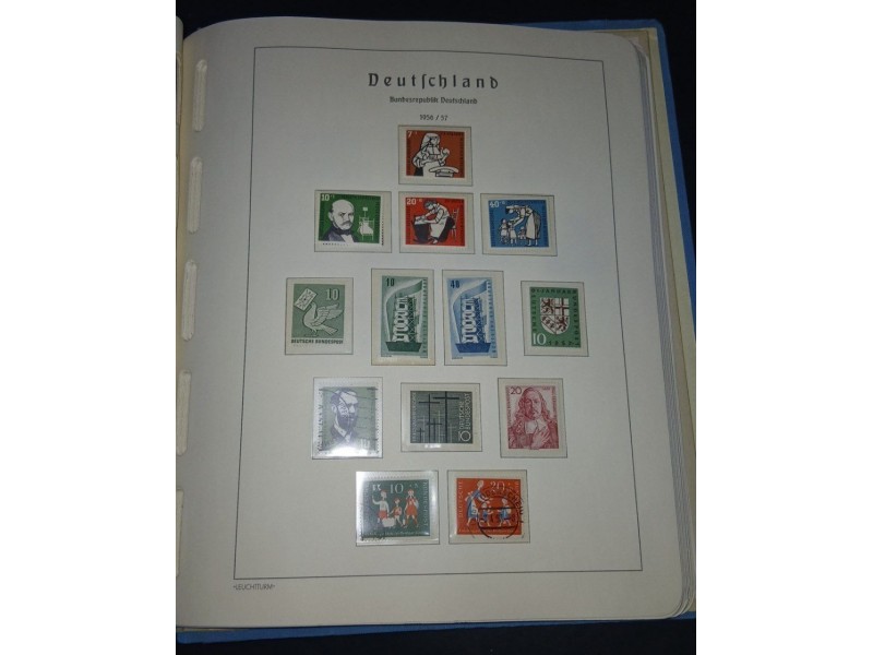 Nemacka 1956 - 1971 cisto u abumu Leuchtturm