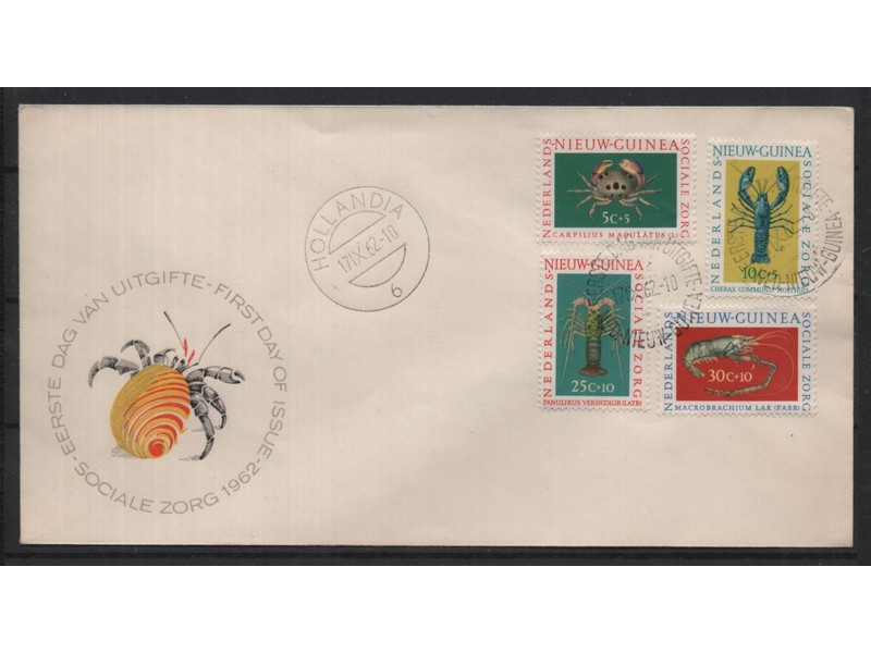 09, Nova Gvineja 1962 Rakovi, FGDC