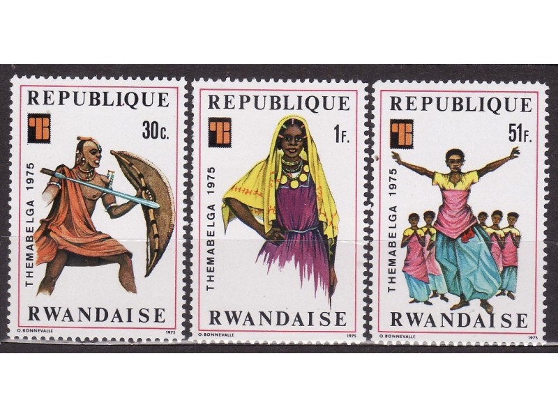 Ruanda - folklor 1975.