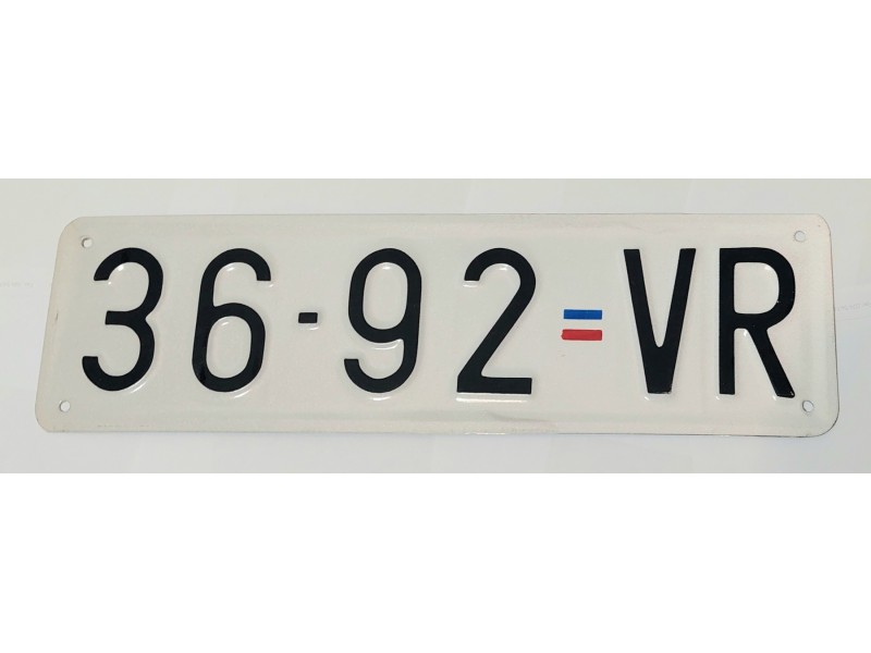 Vranje Stara Tablica za prikolicu