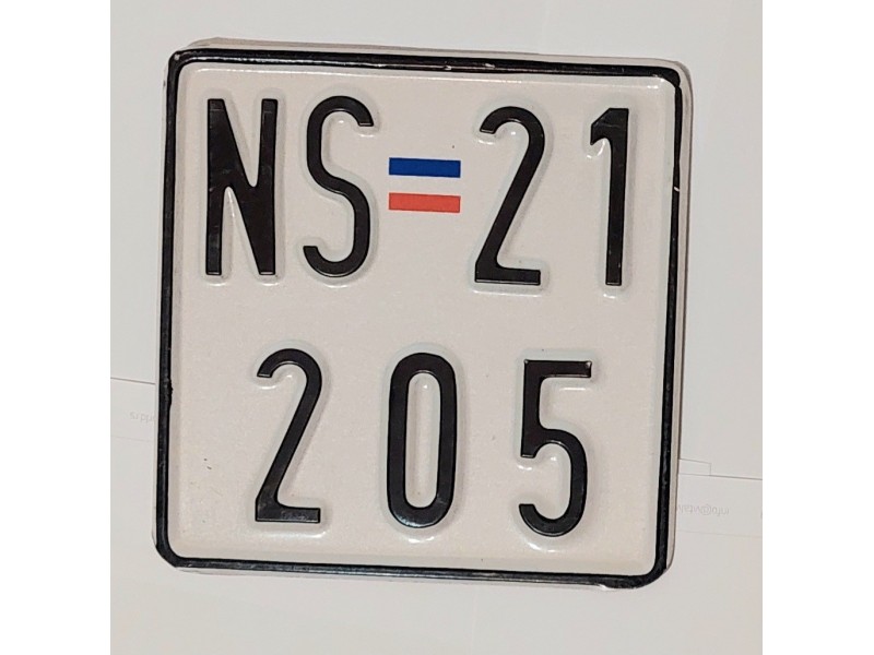Novi Sad Stara Tablica za motor