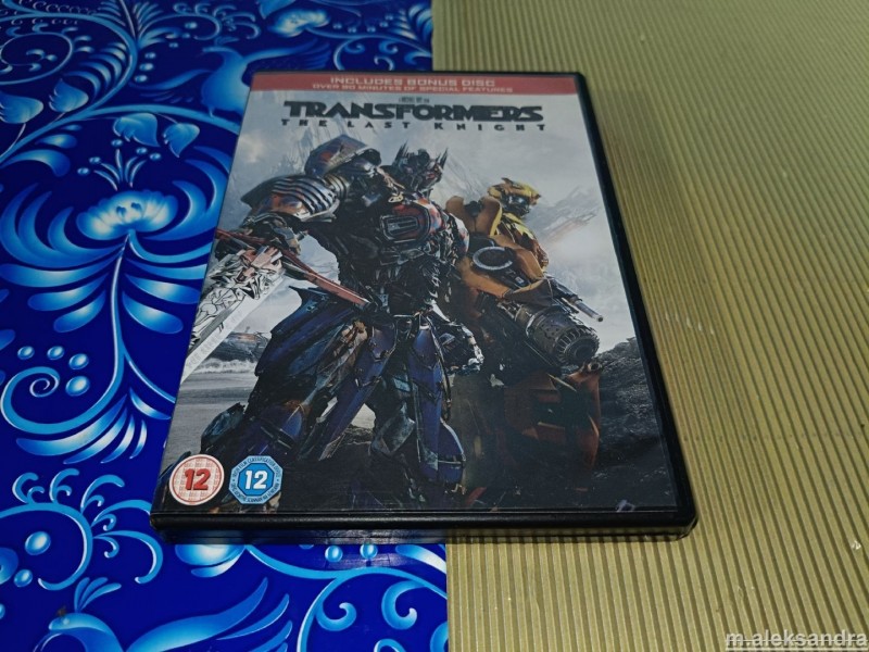 DVD film Transformers: The Last Knight with Bonus Disc