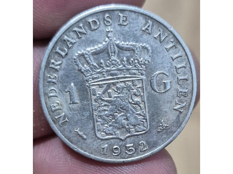 1 GULDEN 1952. SREBRO