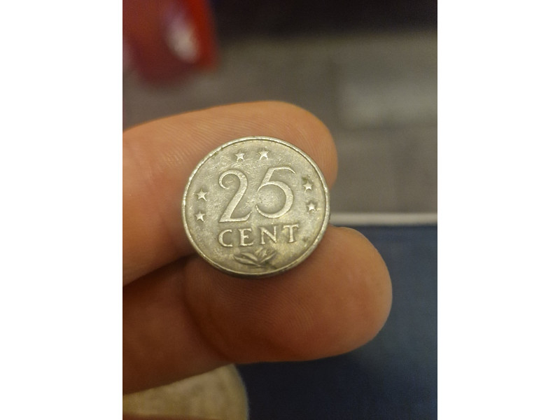 Holandski Antili 25 Cent 1971