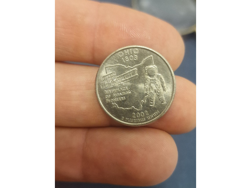 USA Četvrtina Dolara 2002 P Ohio
