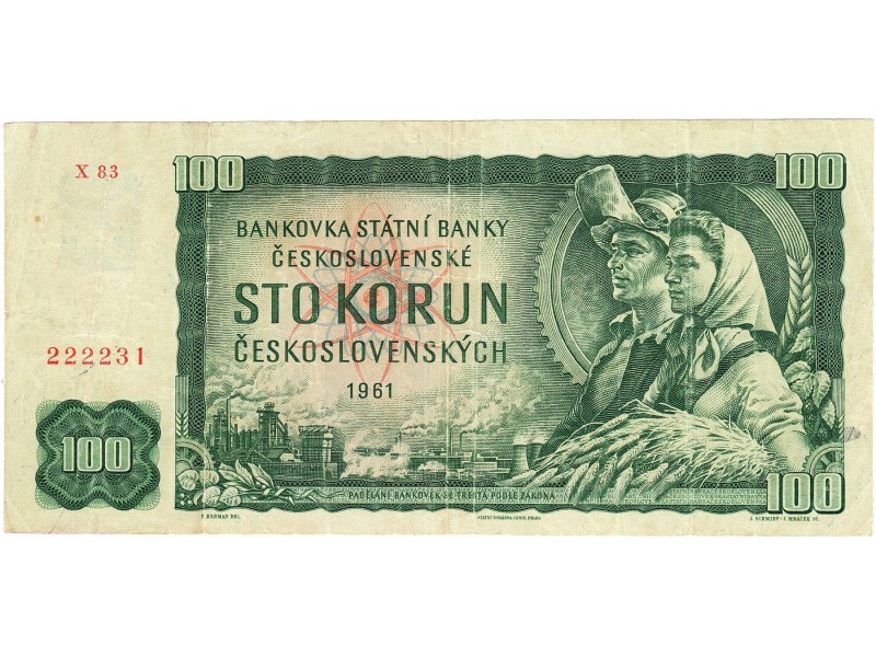 100 Kruna 1961.