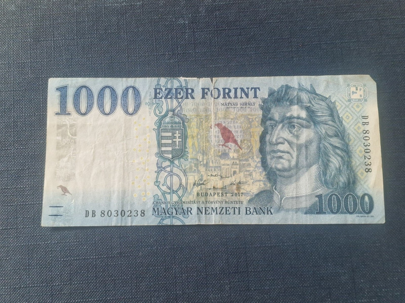 Mađarska 1000 Forinti 2017