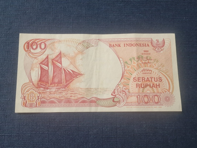 Indonezija 100 Rupija 1992