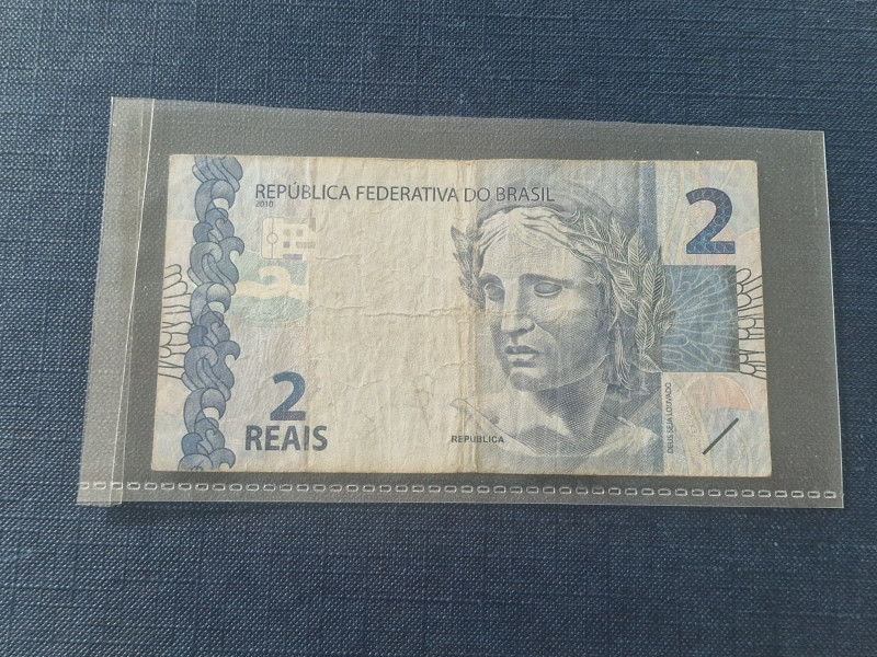 Brazil 2 Reais 2010 u Zaštitnoj Foliji