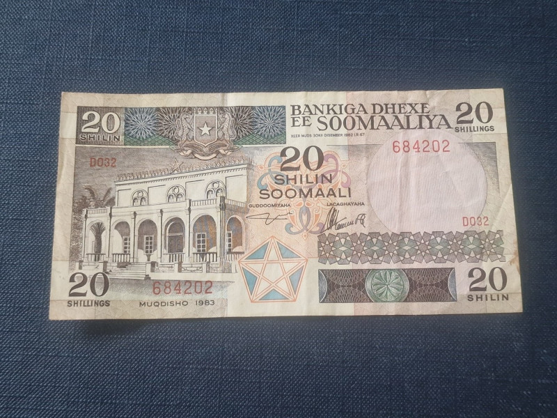 Somalija 20 Šilin 1983