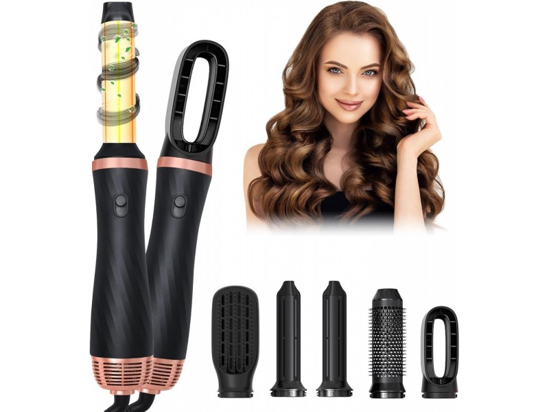 Air Styler Fen za kosu sa četkom i 5 nastavaka