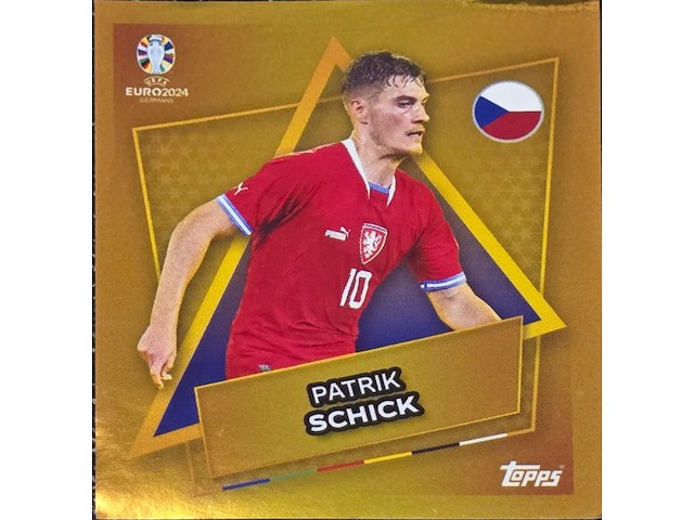 Sličica EURO 2024 Topps CZE SP bez potpisa