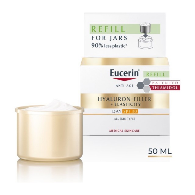 EUCERIN HYALURON-FILLER+ELASTICITY DNEVNA KREMA SPF30 50ML REFILL 99543