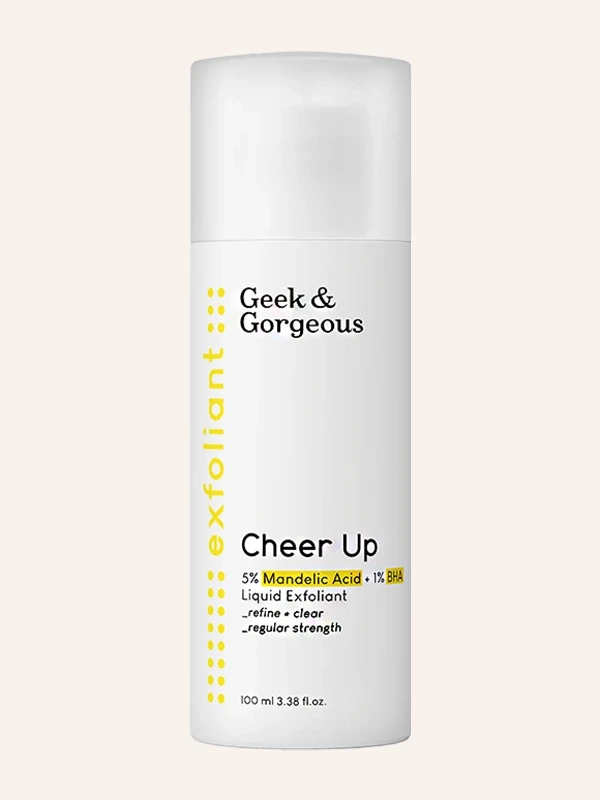 Geek&Gorgeous Cheer up 5% AHA+1%BHA toner sa bademovom i salicilnom kiselinom 100ml