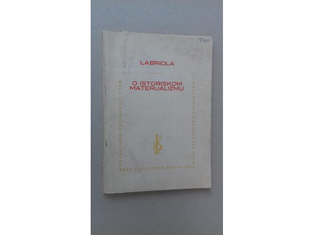 O istoriskom materijalizmu - Antonio Labriola