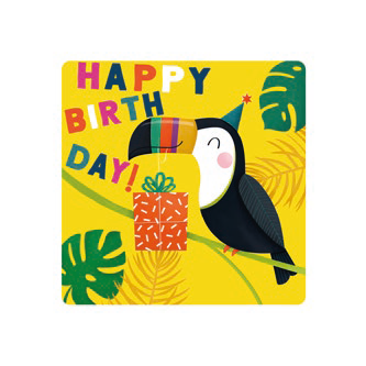 Čestitka - Happy Birthday, Toucan