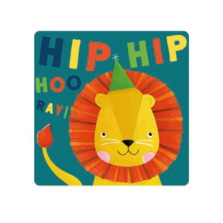 Čestitka - Hip Hip Hooray, Lion