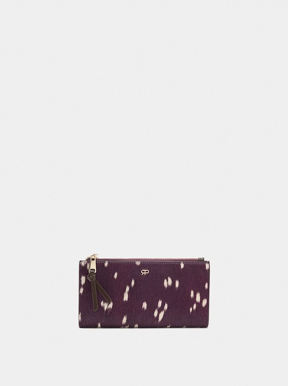 ANIMAL PRINTED LEATHER WALLET