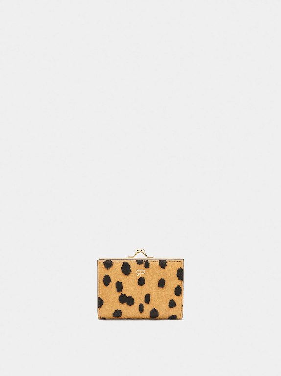 ANIMAL PRINTED LEATHER WALLET
