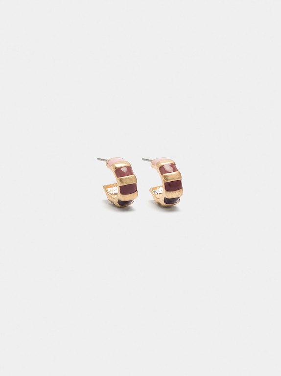 ENAMELLED HOOP EARRINGS