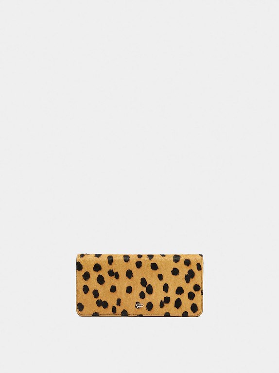 ANIMAL PRINTED LEATHER WALLET