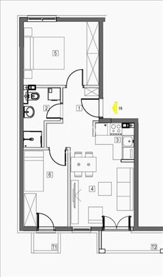 Đeram, novogradnja 51,50m2 ID#12370